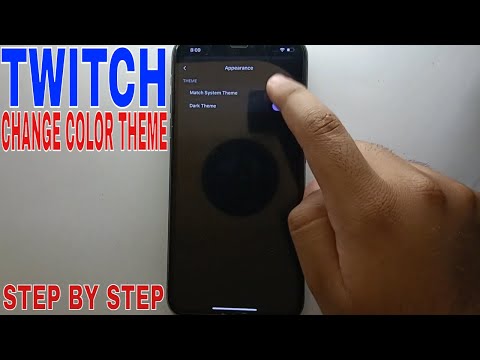 ✅ How To Change The Color Theme On Twitch 🔴