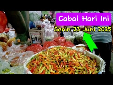 Harga sayur dan bawang serta cabai hari ini dipasar induk Sukomoro nganjuk