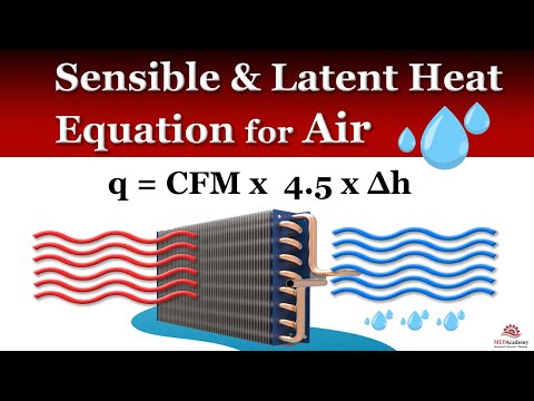 Sensible and Latent Heat Transfer Formula for Air