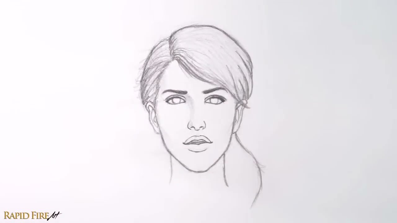 Drawing how to draw faces by rapid fire art | Videos