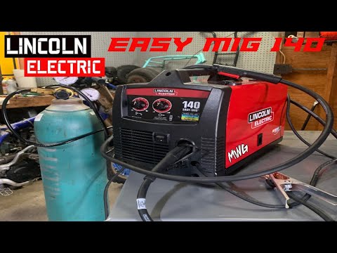 Lincoln Electric Easy Mig 140 Setup and Welding