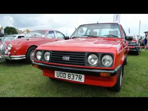 Ford Escort Mk2 RS 2000 parked on display