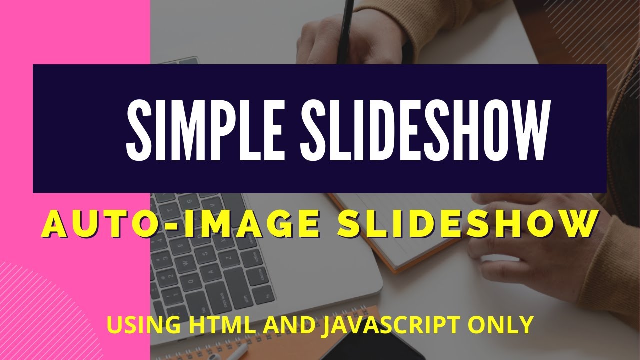 Simple  Slideshow (Auto-Image Slideshow) using HTML and JavaScript | LUMEO ACADEMY