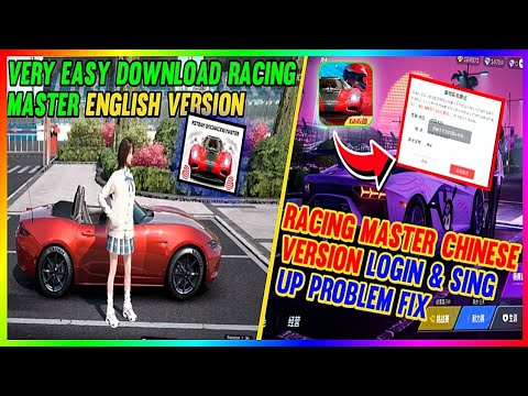How To Download Racing Master English Language Version Japan|how to Play Racing Master Login Problem