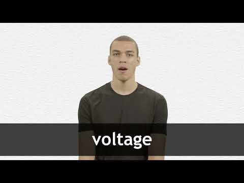 VOLTAGE definition and meaning | Collins English Dictionary