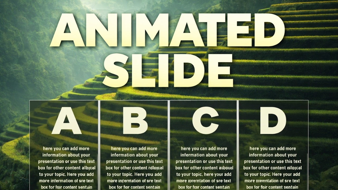 How to Make Animated Slide in PowerPoint | Advanced PowerPoint Animation Tutorial | PPT Presentation