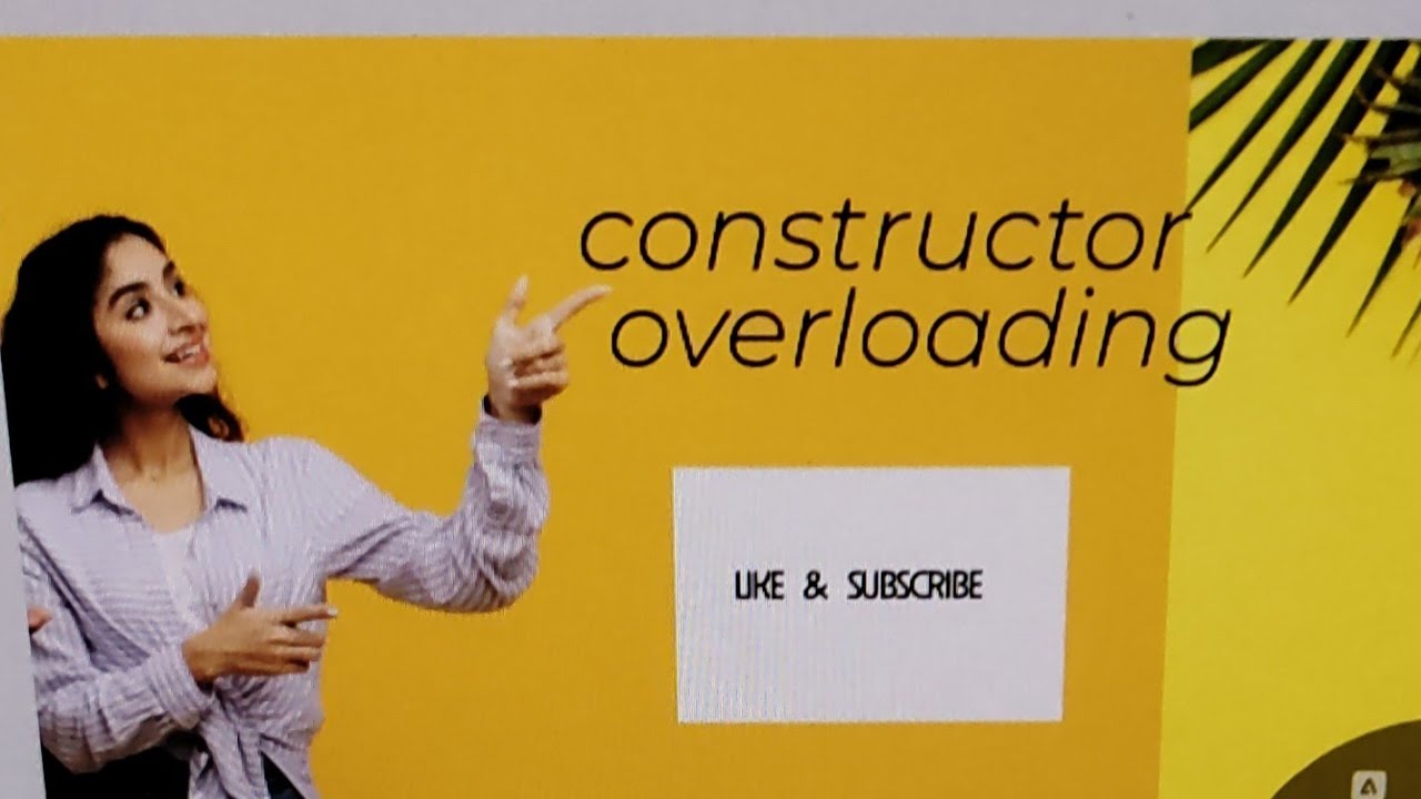 Constructor Overloading Explained with Examples