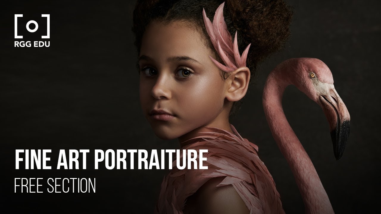 Fine Art Portraiture | Painting The Flamingo Backdrop Free Tutorial Excerpt