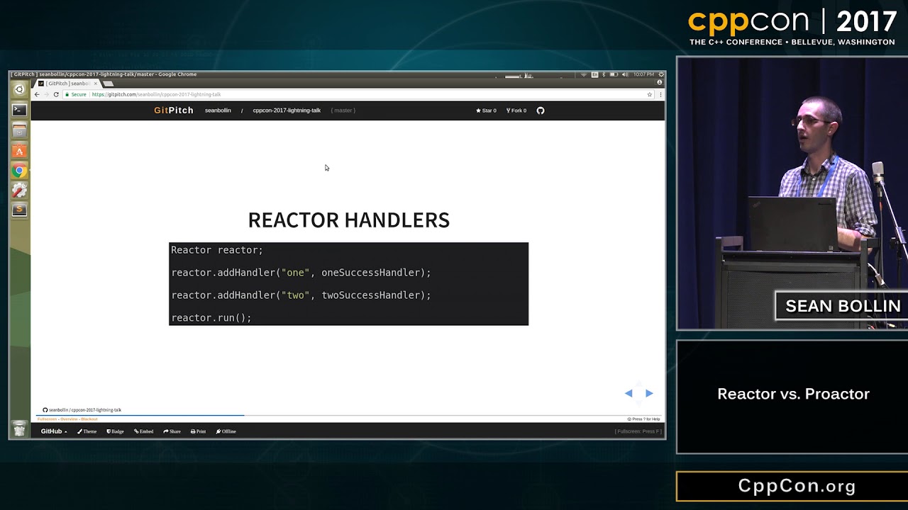CppCon 2017: Sean Bollin “Reactor vs. Proactor”