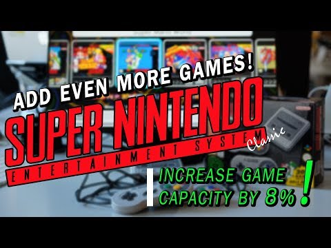 Increase free space by up to 8% on the SNES Classic | Add even more games!