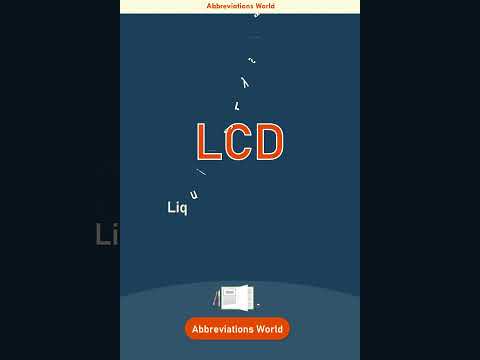 LCD Abbreviation stands for, LCD Abbreviation Full Form, What does LCD mean #shorts