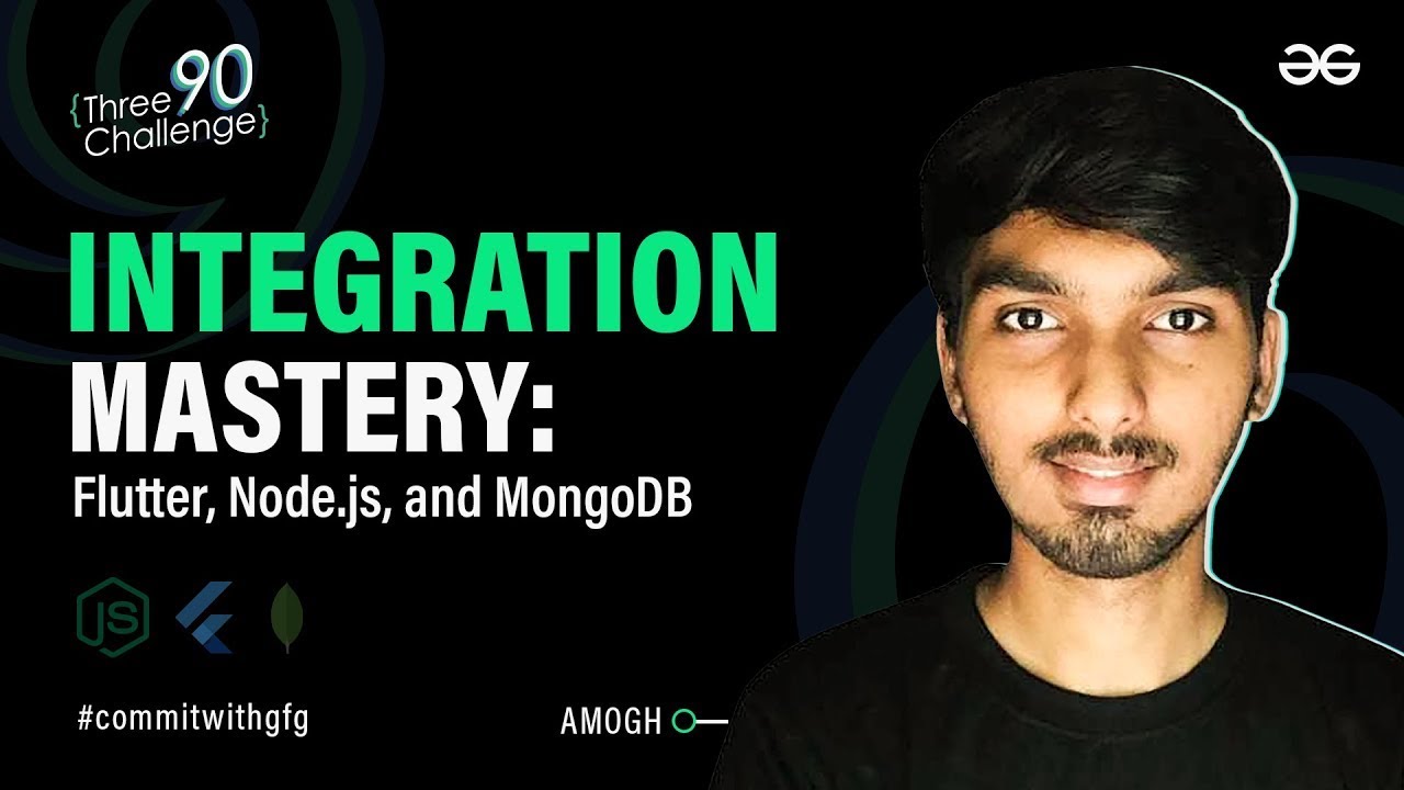 Integrating Flutter with Node.js and MongoDB | Part 2 | Flutter Projects Series | GeeksforGeeks
