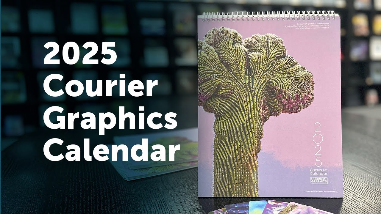 The Art of the Desert: 2025 Cactus Calendar by Courier Graphics