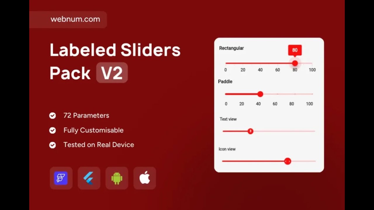 FlutterFlow Slider Widget Pack 🎚️ Labeled Sliders ⭐ Fully Working ⭐ #flutterflow #slider #widget