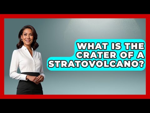 What Is The Crater Of A Stratovolcano? - The Geography Atlas