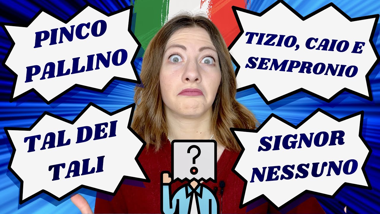 Come RIFERIRSI a una PERSONA INDETERMINATA in italiano – LearnAmo