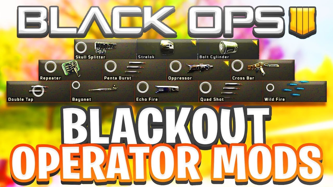 HOW Operator Mods work in Blackout/Kills with EVERY Operator Mod IN Blackout(COD BO4)