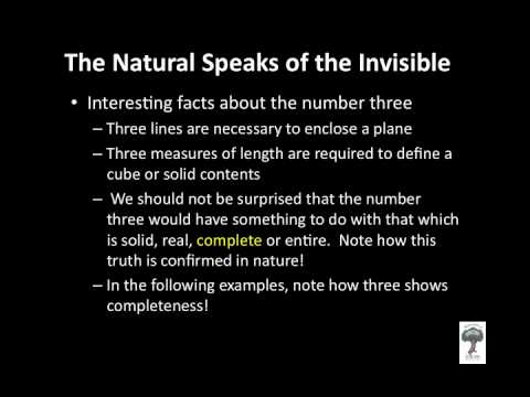 4) The Significance of the Number Three!