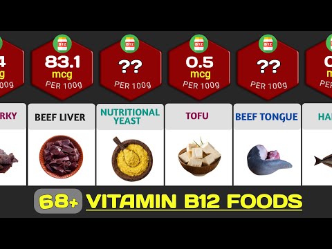 Top Vitamin B12 Foods For Body In The World [Per 100g]