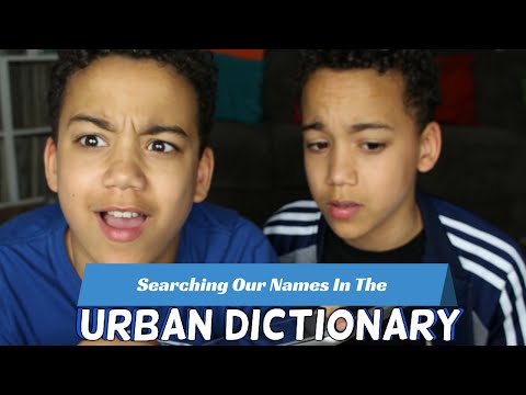 URBAN DICTIONARY: TWINS SEARCH THEIR NAMES! |TWINTUBE