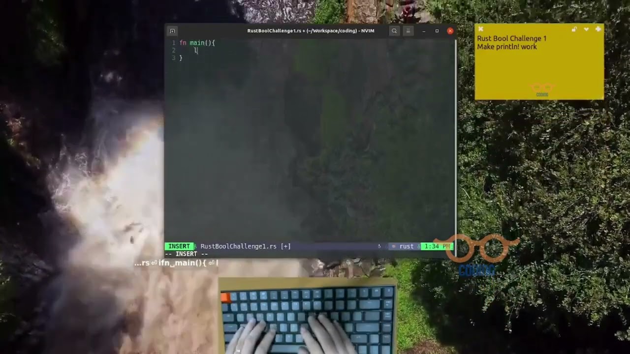 Learning Rust Programming -  Bool Challenge - Challenge 1 | ASMR Coding