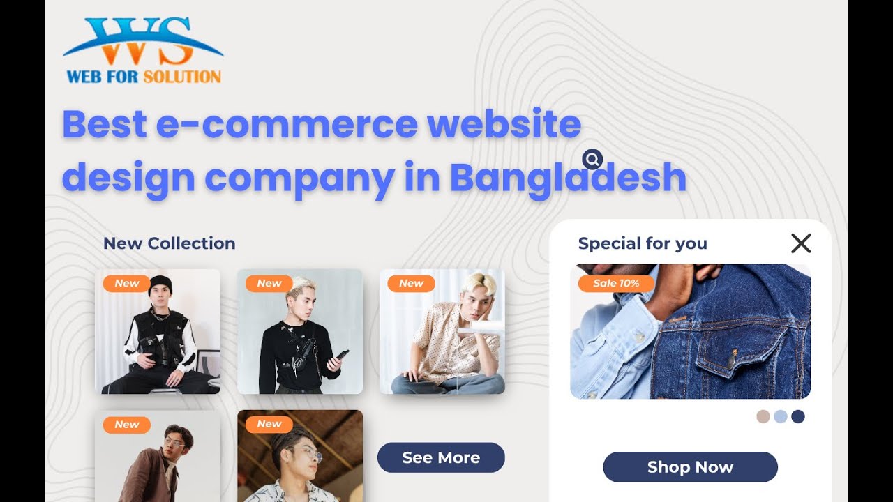 Ecommerce website development by Web For Solution Ltd