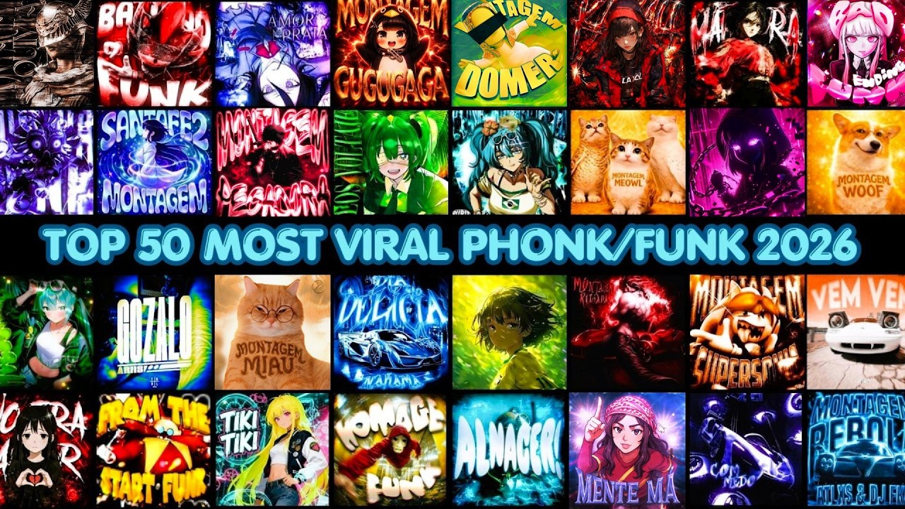 TOP 50 MOST VIRAL PHONK/FUNK 2026 SONGS 🎵 PLAYLIST 🎵