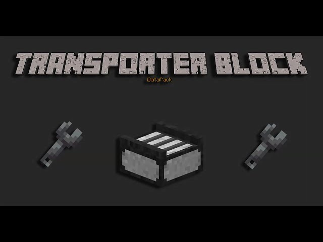 Transporter block [ 1.19 - 1.19.4 datapack] Minecraft Data Pack