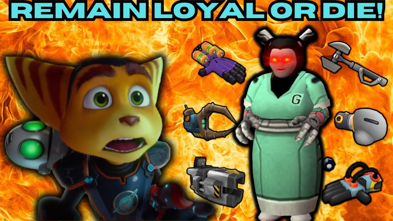 Ratchet 2 Going Commando with only GADGETRON Weapons