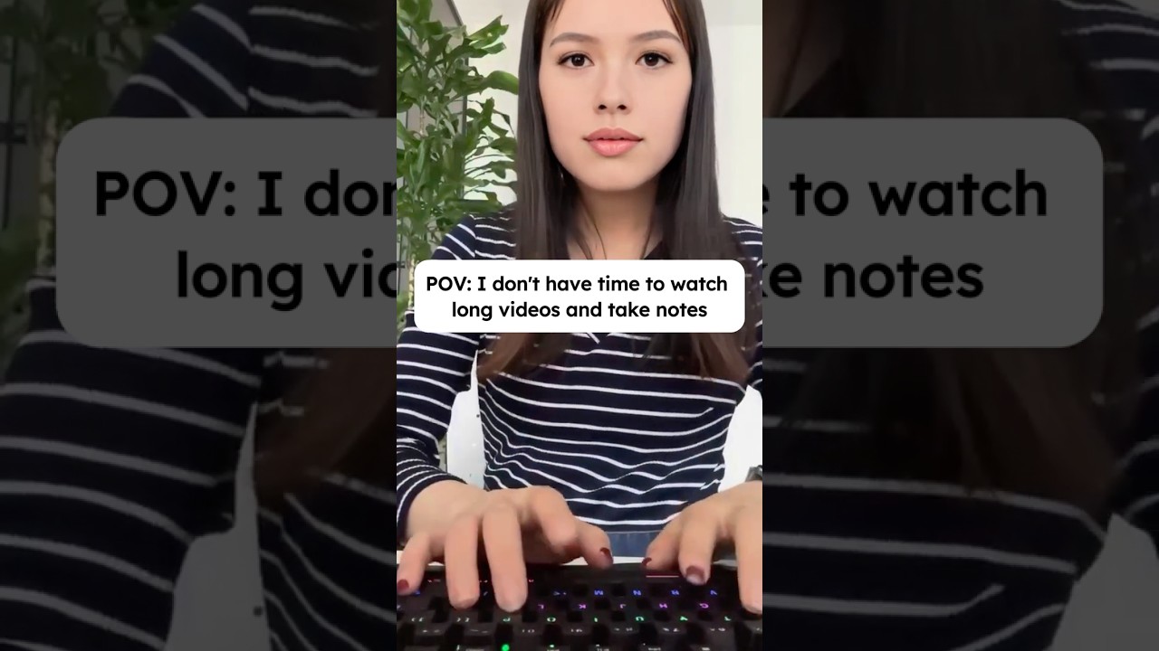 Transcribe YouTube Videos LIKE THIS and Summarize #transcription #transcribe #youtubevideo