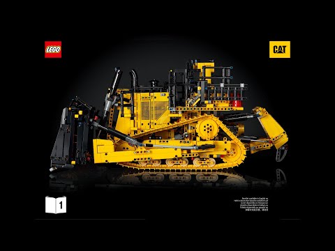 LEGO 42131 App-Controlled Cat® D11 Bulldozer (4K) - building instructions 1/2