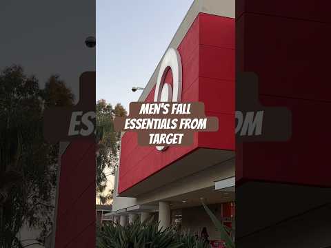 Men’s Fall Essentials From Target #fashion #target #fyp #mensfashion