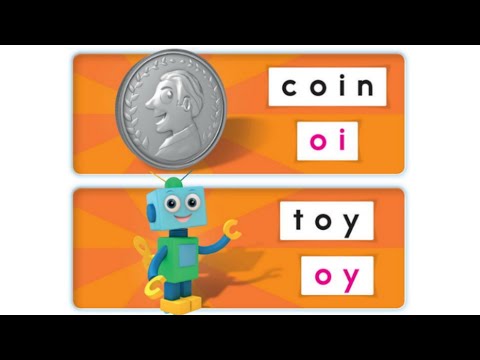 Oxford Phonics World student book level 5 - Letter Combinations - disc 1 - Unit 2 - oi oy - coin toy
