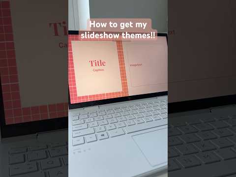How to get free google slide themes that I made!