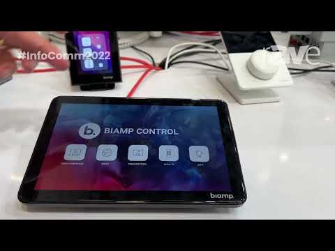 InfoComm 2022: Biamp Adds 10-Inch Apprimo Touch 8i Panel, an IP Integrated Controller and LCD Panel