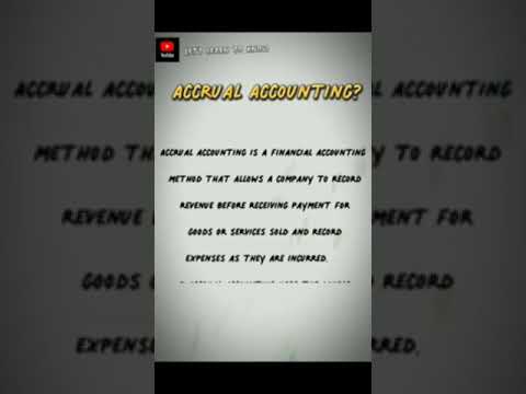 Accrual Accounting|Define Accrual Accounting|#accrual #cash #accounting #education @LetsLearnToKnow