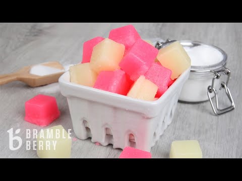 How To Make Sugar Scrub Cubes - Easy DIY Exfoliating Soap | BrambleBerry.com