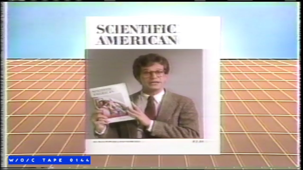Scientific American Subscription Commercial - 1986