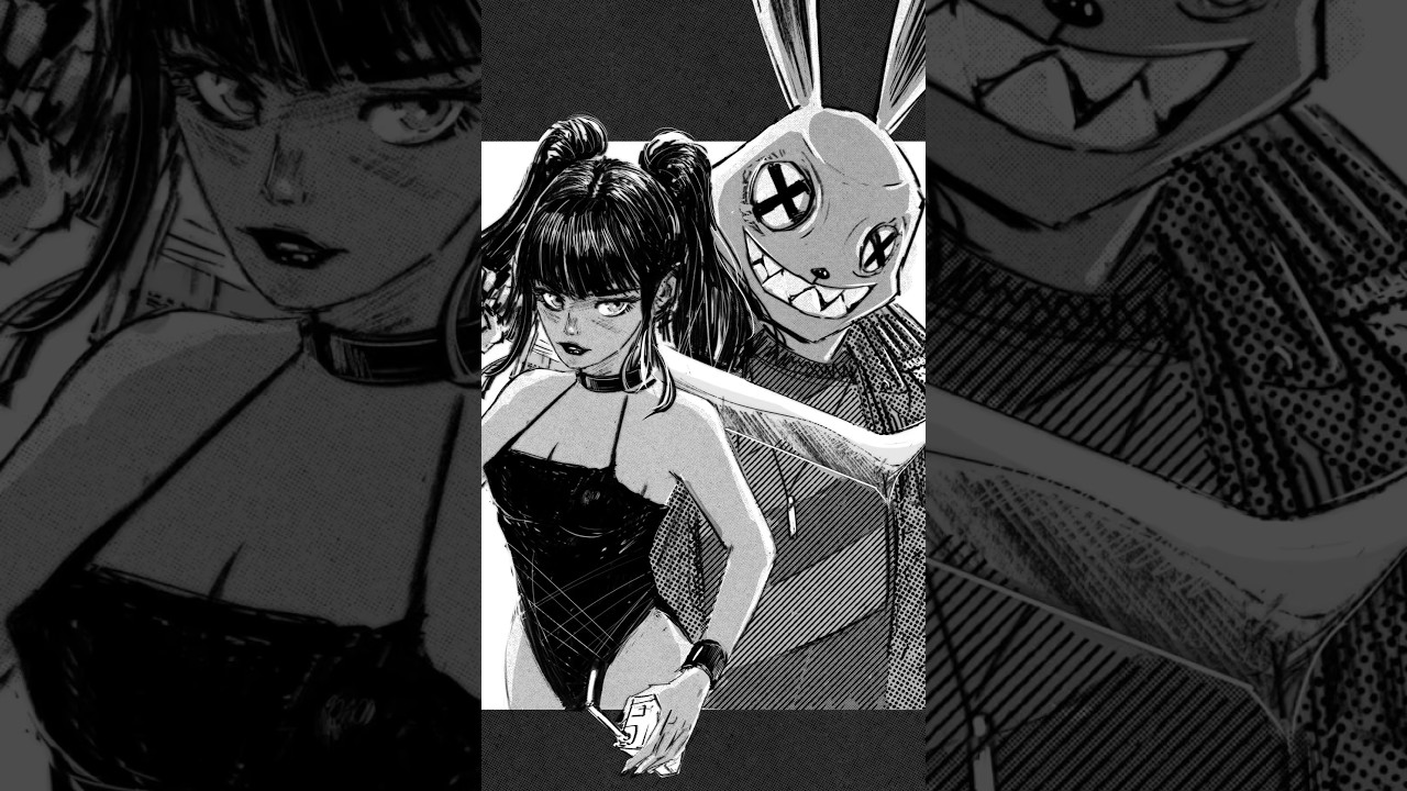 Cyberpunk style Character Design |Timelapse