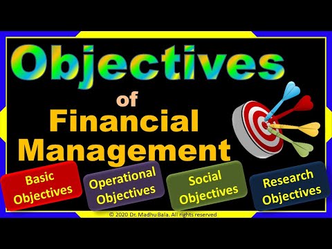 Objectives of Financial Management │ MBA │ M.Com │ B.Com │ BBA │ KUK Latest