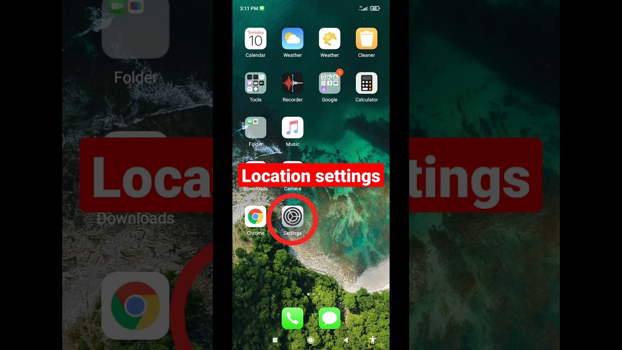 Location and GPS Settings on Android #shorts
