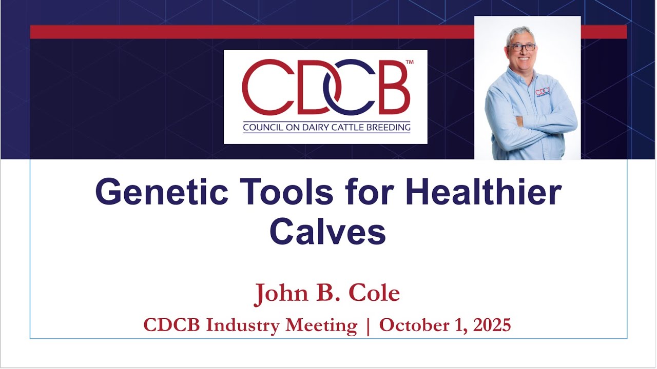 2025 Industry Meeting: Genetic Tools for Healthier Calves