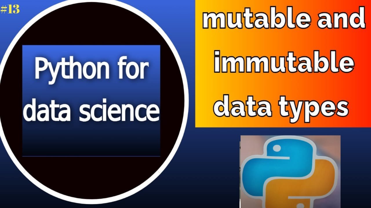 Mutable and immutable data types in python #13|#CreativeDataScience/ML &AI |#datatypes