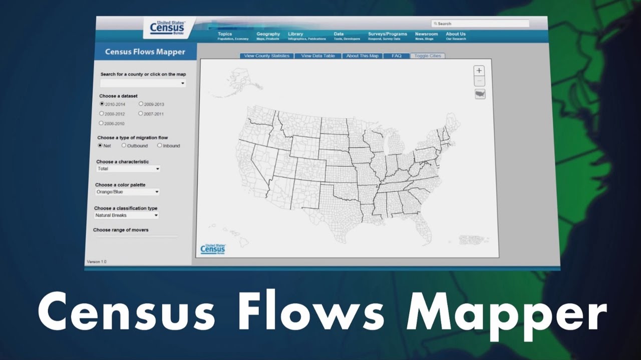 Census Flows Mapper