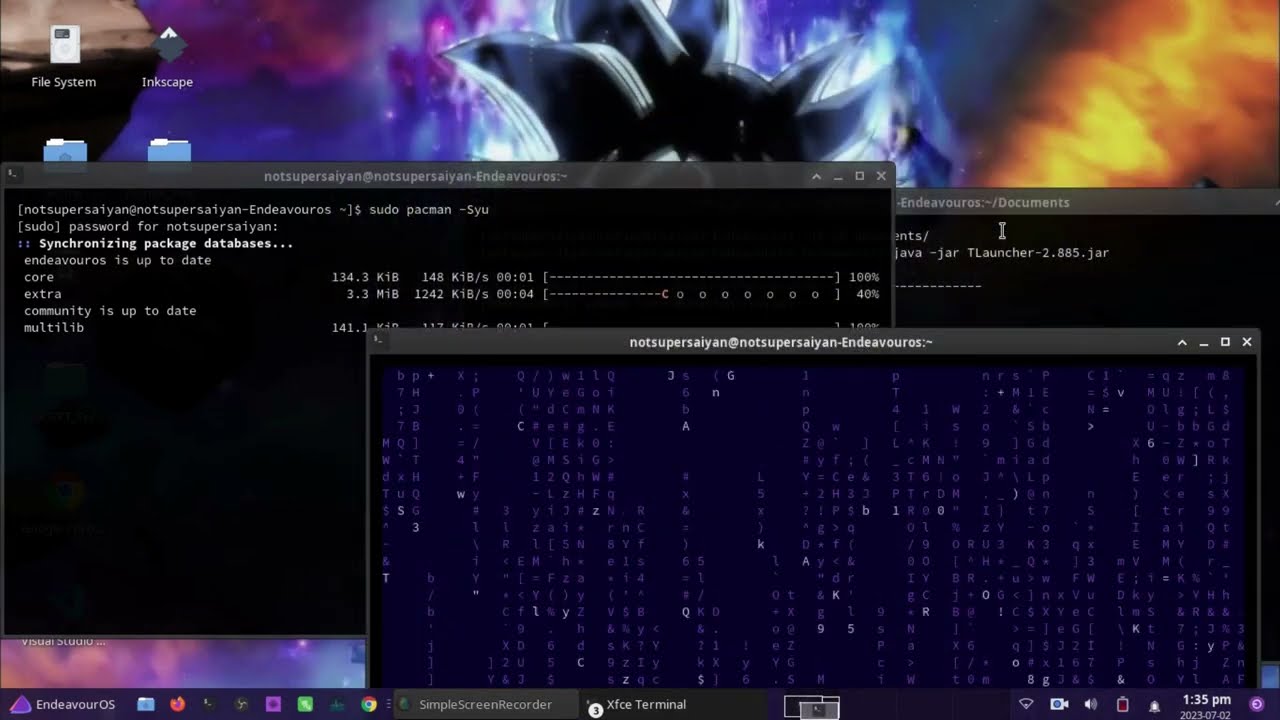 What people think using Linux is like