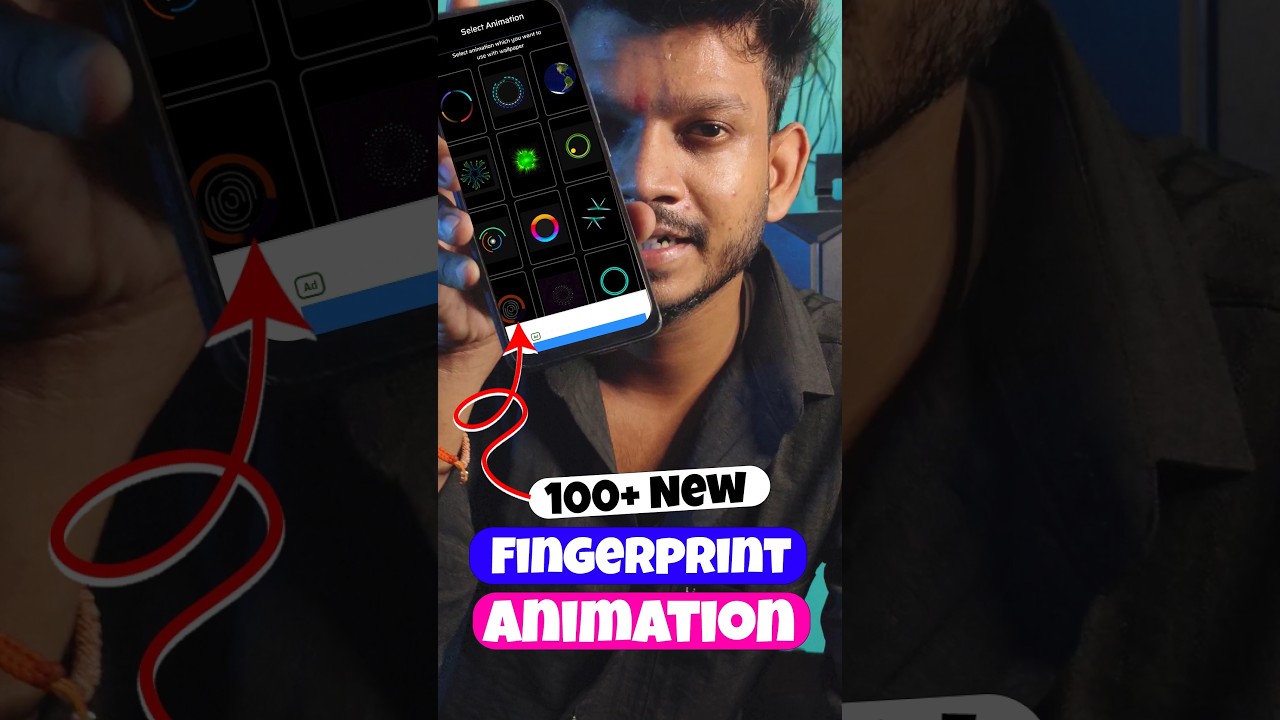 Fingerprint animation App for Android #android @TechGkpraj01