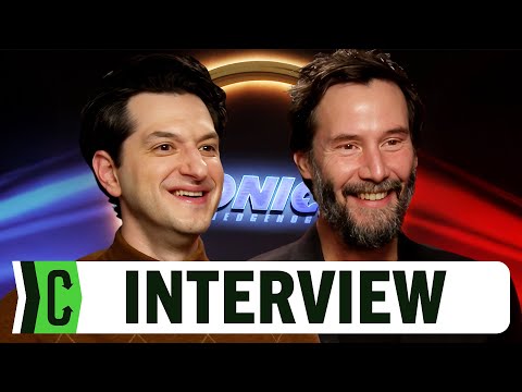 Sonic the Hedgehog 3 Collider Interview with Keanu Reeves and Ben ...