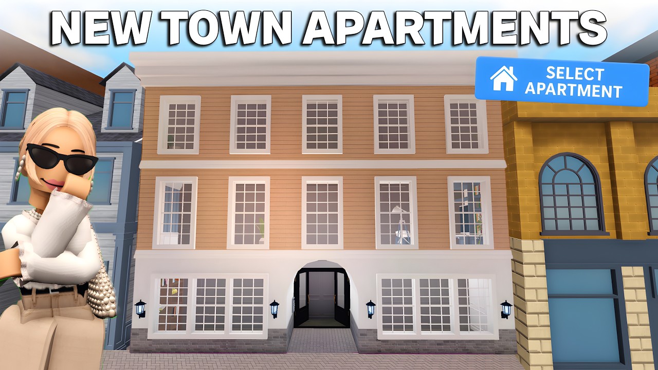I BUILT APARTMENTS FOR THE NEW BLOXBURG TOWN