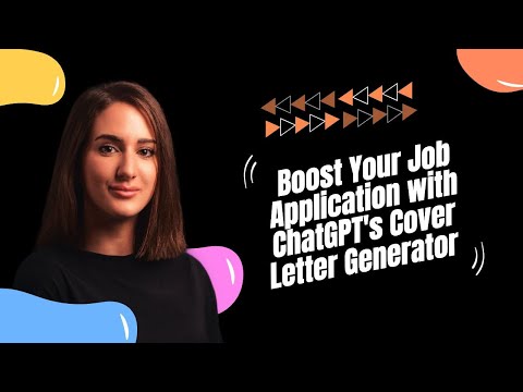 Boost Your Job Application with ChatGPT's Cover Letter Generator
