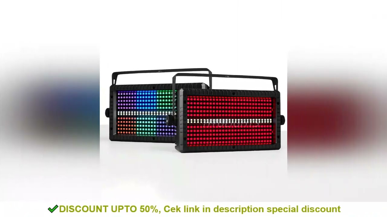 LED 60W Strobe Light RGBW 4in1DJ DMX Stage Effects Light bar Family Party Disco Best Seller